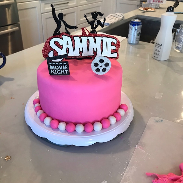 PERSONALIZED Grease Musical Inspired Name Glitter Die Cut/party Decor ...