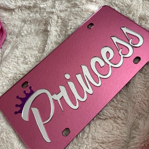 Blank Pink Sparkle Acrylic License Plates 12 X 6 Wholesale Available - Etsy
