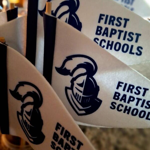 Custom Waving Hand Flag, Triangle Pennant Flag Party Favors, Solid ...