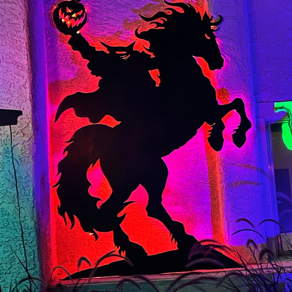 8ft Headless Horseman Template When Made. Printable Trace and Cut ...