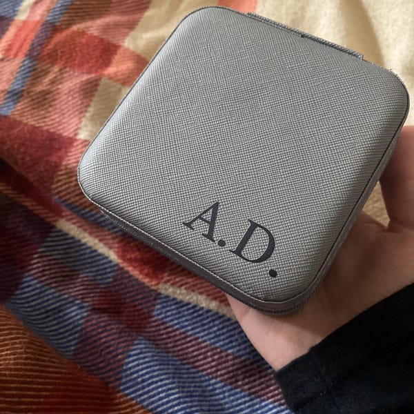 Personalized Groomsmen Watch Box Custom Jewelry Storage Case ...