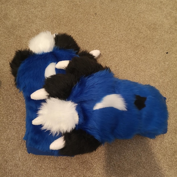 PDF Pattern Download Fursuit 4 Finger Puffy Handpaws, Furry Paws ...