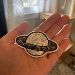 Rainbow Planet Patch Kawaii Pastel Saturn Galaxy Iron-on - Etsy