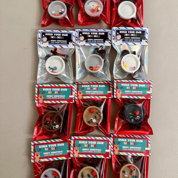 Snowman Play Doh Cards - Blue Font - Holiday Playdoh - Printable Kids ...