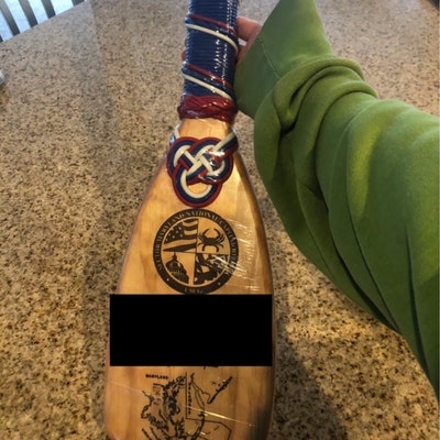 MILITARY PADDLE With Engraved Logo and Personalized Message - Etsy