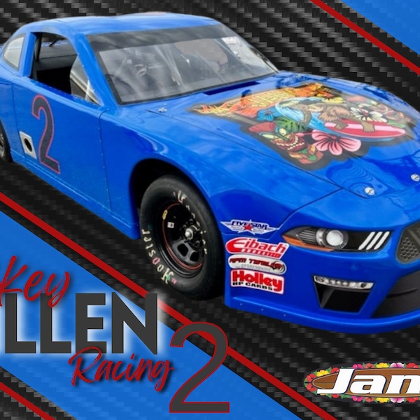 Custom Racing Hero Cards / 2 Sided Design for 5x7 Cards / Digital ...