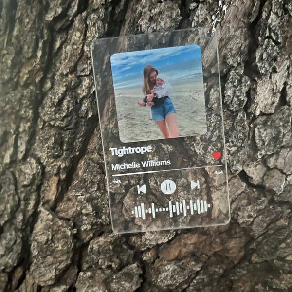 Custom Keychain for Music Lovers, Personalized Acrylic Keychain Custom ...