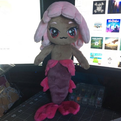 Chibi Mermaid Doll Plush Sewing Pattern .pdf Tutorial Merman Merpeople ...