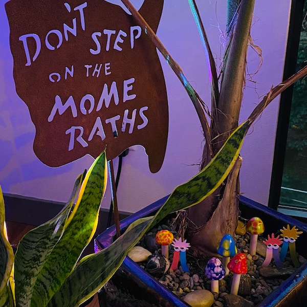 Don't Step on the Mome Raths Yard and Garden Stick Sign Alice in ...