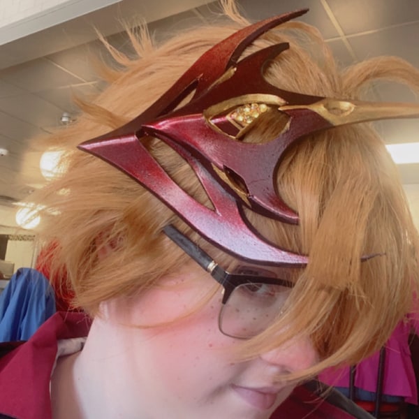 Capitano Helmet for Cosplay. Genshin Impact. Cosplay Mask. Il Capitano ...