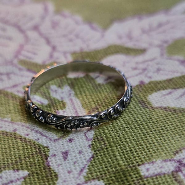 Bali Sterling Stacking Silver Ring New Vintage Wholesale - Etsy