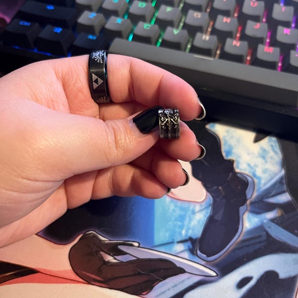 EXCLUSIVE Custom Dark Souls Ring Collection, Handmade 950 Silver Rings ...