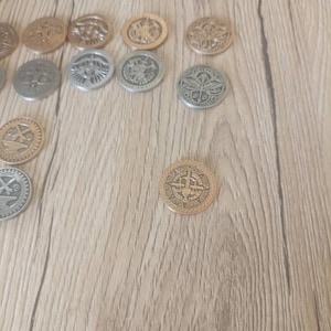 DND DRUID COIN, Large Dungeons and Dragons Charachter Coin D20 Rpg - Etsy