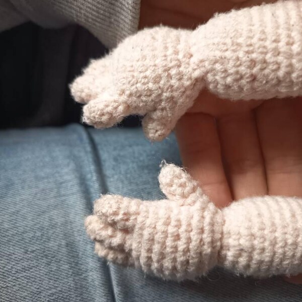 Doll Hands With Fingers Pattern - Crochet Pattern, Amigurumi Doll ...
