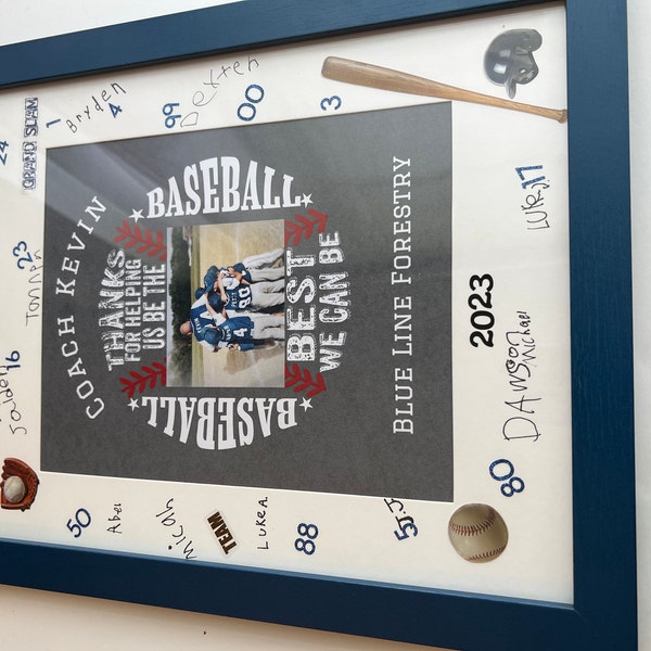 Baseball Coach Thank You Team Gift, Editable, Baseball Printable, Photo ...