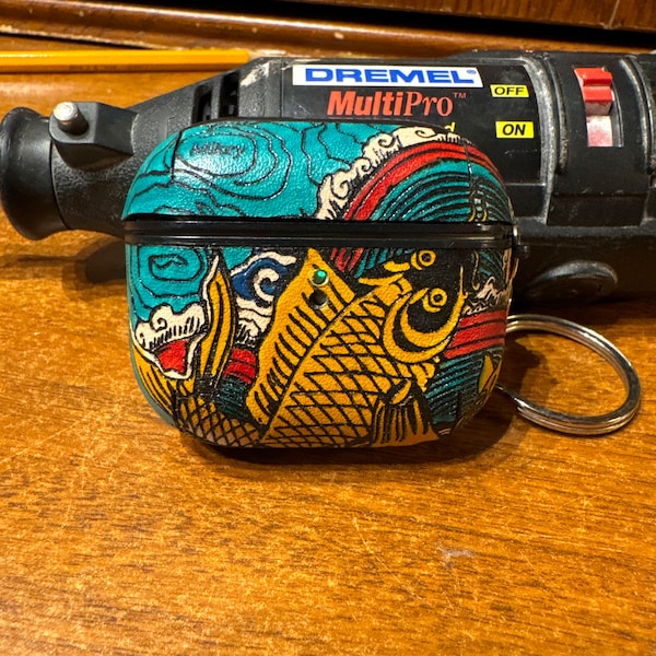 Hand-drawn Design for Airpods 1, 2, 3 Pro Case Leather Airpods Case ...