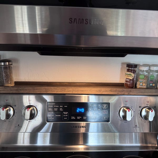Stove Top Spice Rack-tray-kitchen Shelf-organizer-storage-space Saver ...
