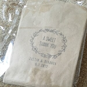 Wedding Favor Bags Candy Buffet Bag Cookie Bag Wedding - Etsy