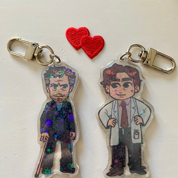 3 Inch House MD Greg House James Wilson Holographic Acrylic Charm ...