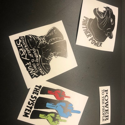 Activism Sticker Pack 5, Punk, Leftist, Communism, Coupon, Eat the Rich ...