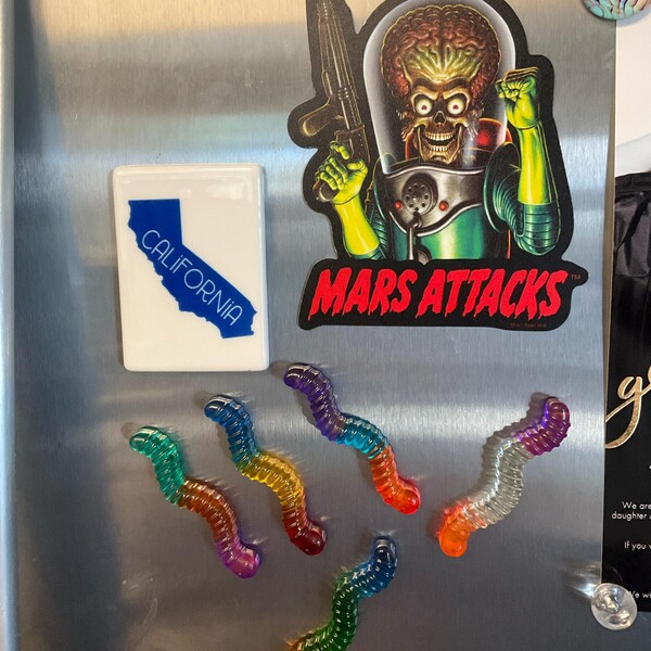 Sting Ray Magnet Set, Quirky Magents, Refrigerator Magnets, Funky ...