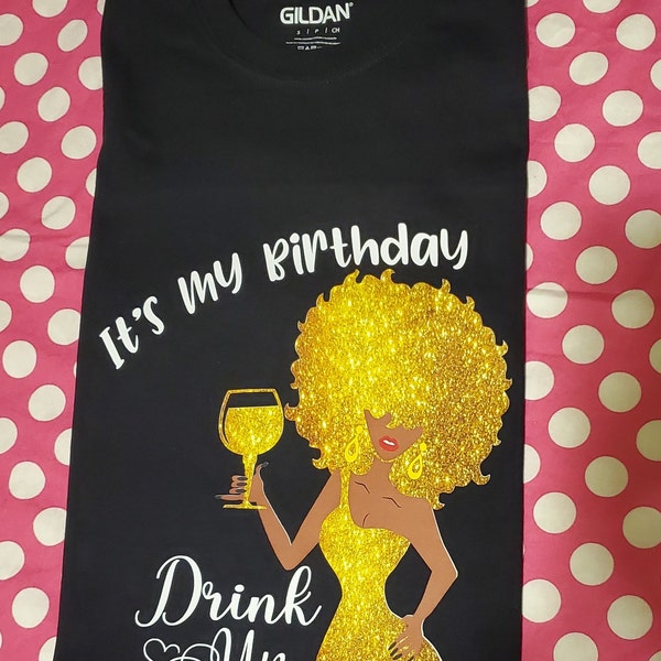 Woman Drink Up Svg Afro With Wine Svg Woman Drinking Wine Svg Black