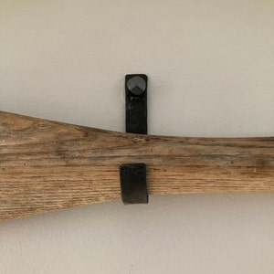 Hand Forged Gun Hooks Modern Style Set of 2 | Etsy