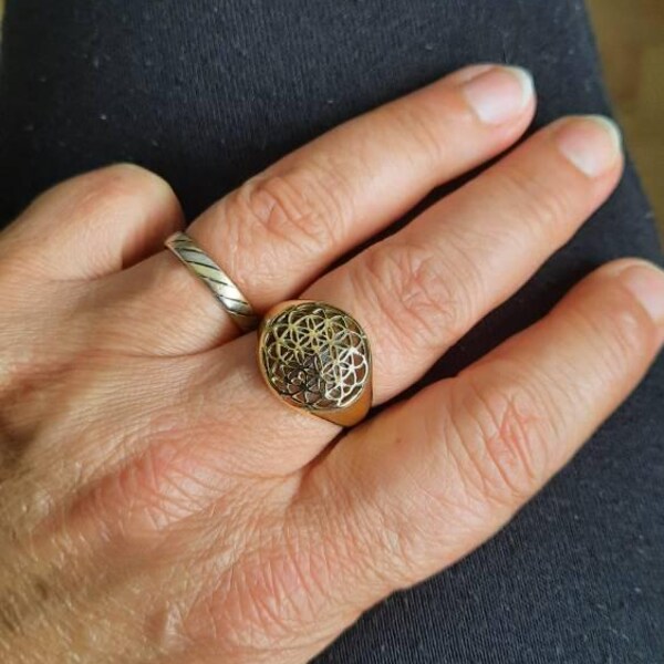 Fede Ring, Handmade Ring, Pinky Ring, Shaking Hands Ring, Gold ...