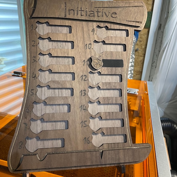 Initiative Tracker Laser Cutting Template - SVG, DXF, AI - Digital ...