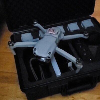 DJI Mavic Air 2 and Air 2S Top Strobe Mount for Firehouse Technology Arc II, Arc XL or Arc V and ...