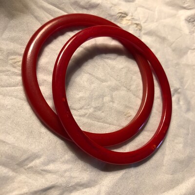 Vintage Chocolate Brown Bakelite Spacer Bangle Bracelet - Etsy