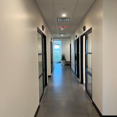 K Smart Sign Laser Cut Matt Black & Copper Mirror Personalised Door ...