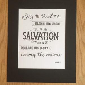 Hand Lettered Fear Not Stand Firm Artwork, Encouragement Card, Wall Art ...