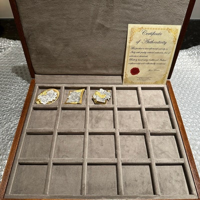 Coin Cabinet Coin Cabinet in Real Wood Color Walnut 25 Drawers - Etsy