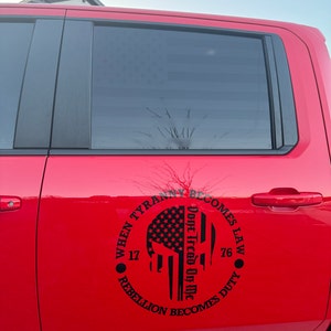 Don't Tread on Me 1776 Gadsden Snake Flag Car Truck Van Window or ...
