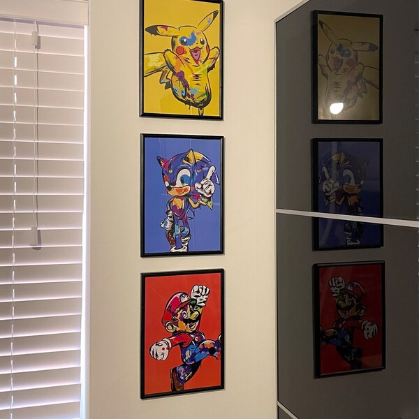 Gaming Inspired Graffiti Wall Art Print - Etsy UK