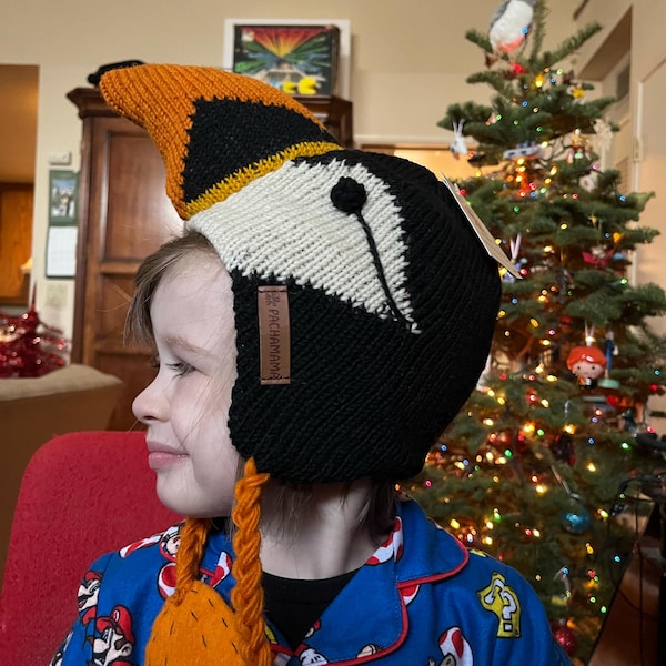 Adults & Children's Puffin Hat - 100% Wool | Pachamama - Etsy