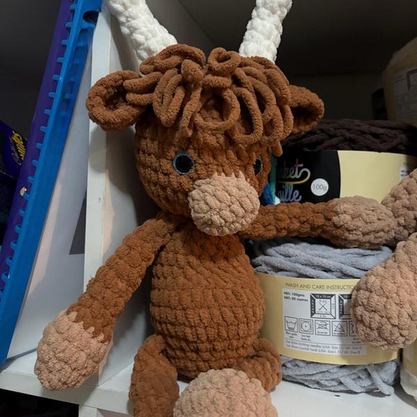 Crochet Cows Trio Pattern- Longhorn Cow, Cow, and Highland Cow - Etsy