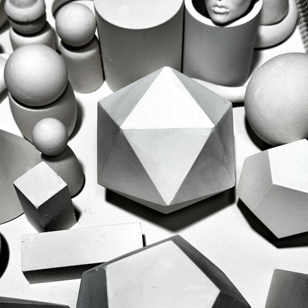 Learn to Draw, Hand With Cube, Drawing Cast, Plaster Cast for Drawing ...