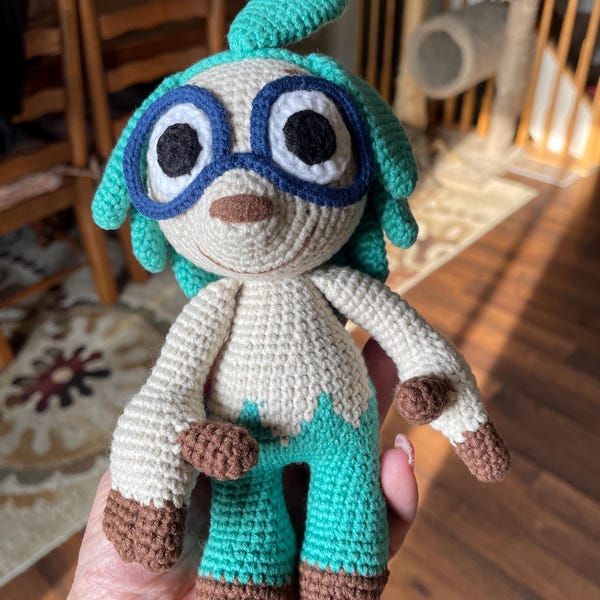 Crochet Ninja, Amigurumi Ninja Doll With Weapons, Crochet Stuffed Toy ...