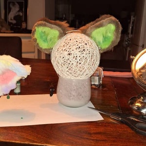 Wolf Ear Pattern for Making Faux Fur Costume Ears Animal Ears Cosplay ...