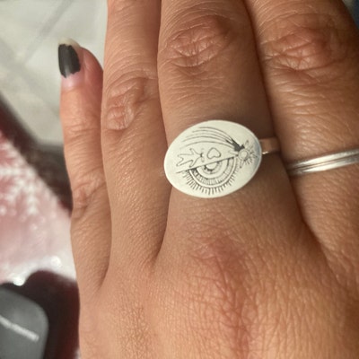 Chibi Mothman Ring Cryptid Jewelry Cute Moth Ring - Etsy