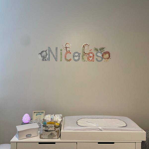 Custom Name Decal for Nursery, Baby Boy- Girl Name Sticker, Kids Name ...