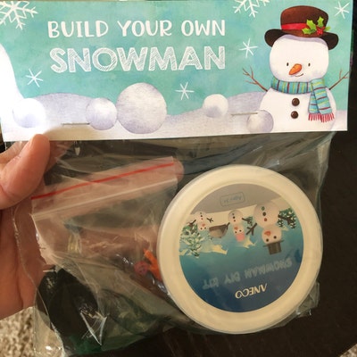 Snowman Soup Treat Bag Topper PRINTABLE, Snowman Soup Gift Tag Label ...