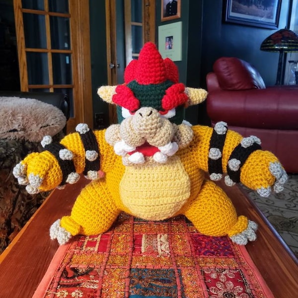 Bowser and Bowser Jr Crochet Pattern Bundle ~ Amigurumi PDF ~ ENGLISH ...