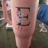 Personalized 40 Oz Tumbler With Handle, Monogram Tumbler, Travel Mug ...
