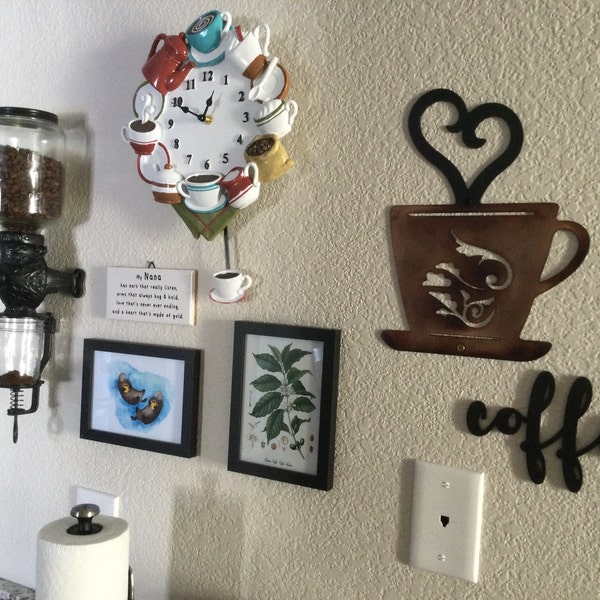 Coffee Botanical Print, Coffee Botanical Art Print, Coffee Bean ...