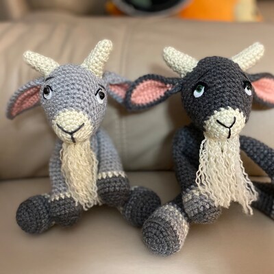 Goat Crochet Pattern, Crochet Pattern, Crochet Goat, Amigurumi Goat ...