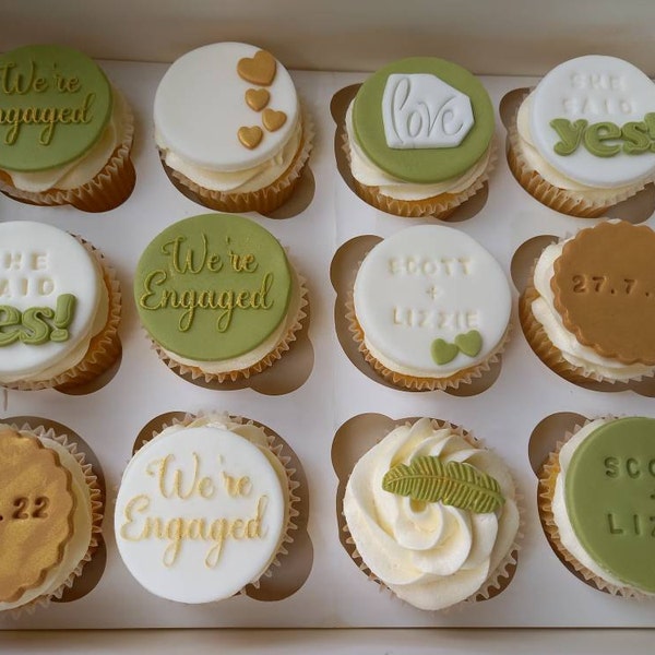 We're Engaged Popup Embosser Cookie Biscuit Stamp Fondant Cake ...