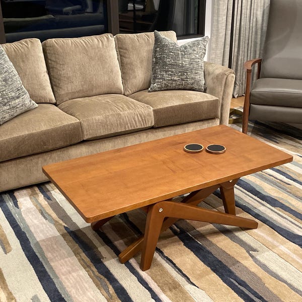 Transformation Table 2in1 Dining/coffee | Natural Solid Wood | Coffee ...